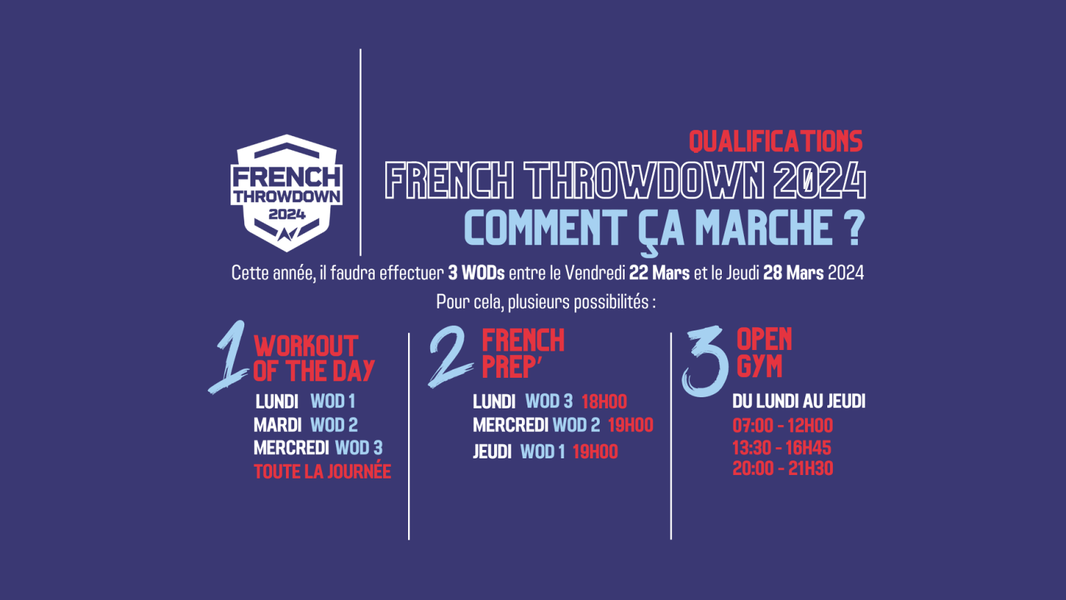 French Throwdown 2024 - CrossFit Bordeaux Louvre 2